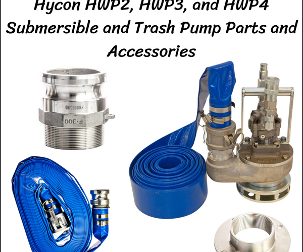 Hycon HWP2, HWP3, and HWP4 Submersible and Trash Pump Parts and ...