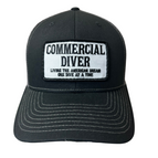 Commercial Diver Hat (Black) | Commercial Diving Apparel and ...
