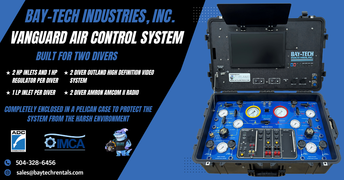 Bay-Tech Industries Vanguard Air Control System | Commercial Diving Air ...