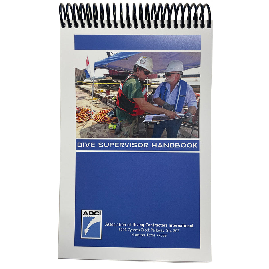 ADCI Supervisor's Handbook | Commercial Diving Supervisor Handbook ...